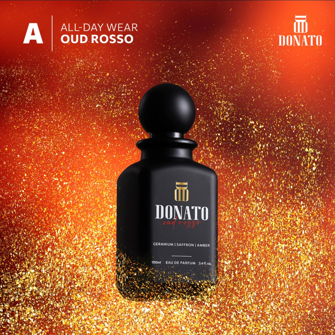 Oud Rosso (100ml) | Sensational Gernaium-Scented Perfume – DONATO